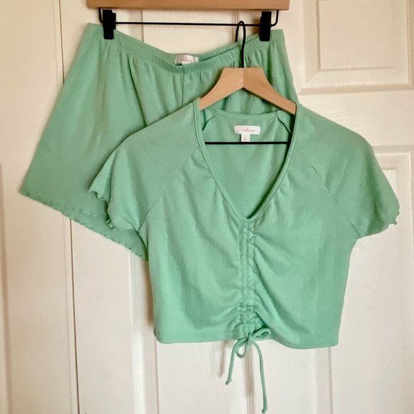 Colsie | Intimates & Sleepwear | Colsie Womens Pointelle Knit Crop Top ...